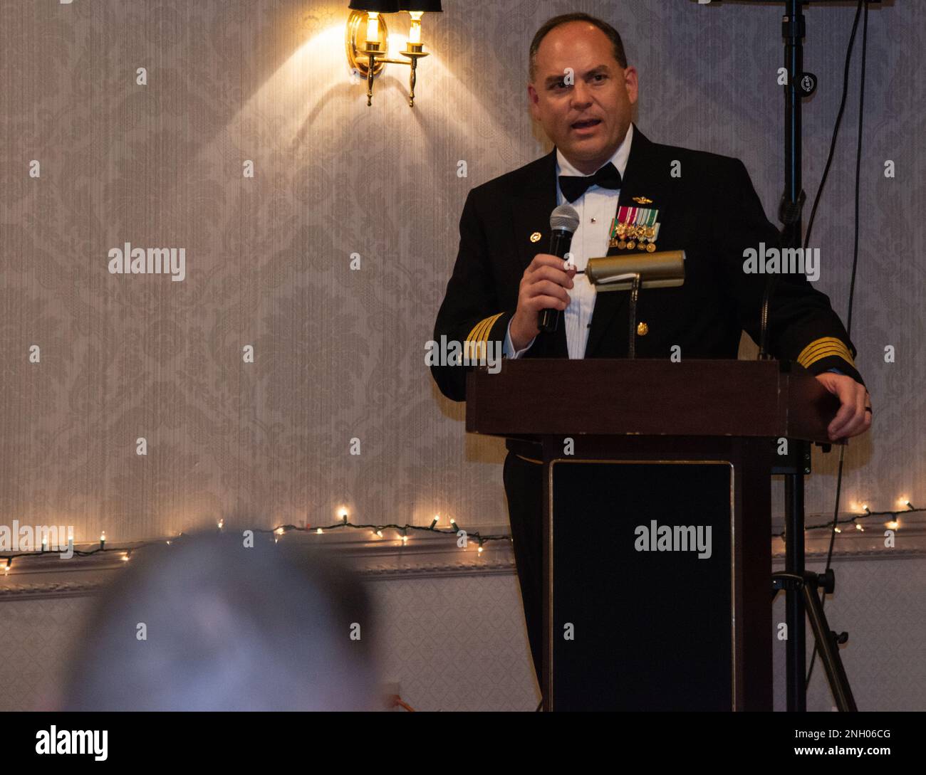 NEWPORT, R.I. (Dec. 2, 2022) Capt. Charles Varsogea, commanding officer ...