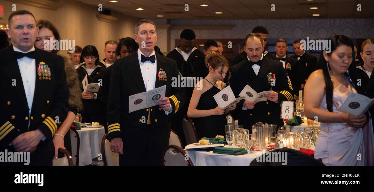 PORTSMOUTH, R.I. (Dec. 2, 2022) Staff and students assigned to Naval ...