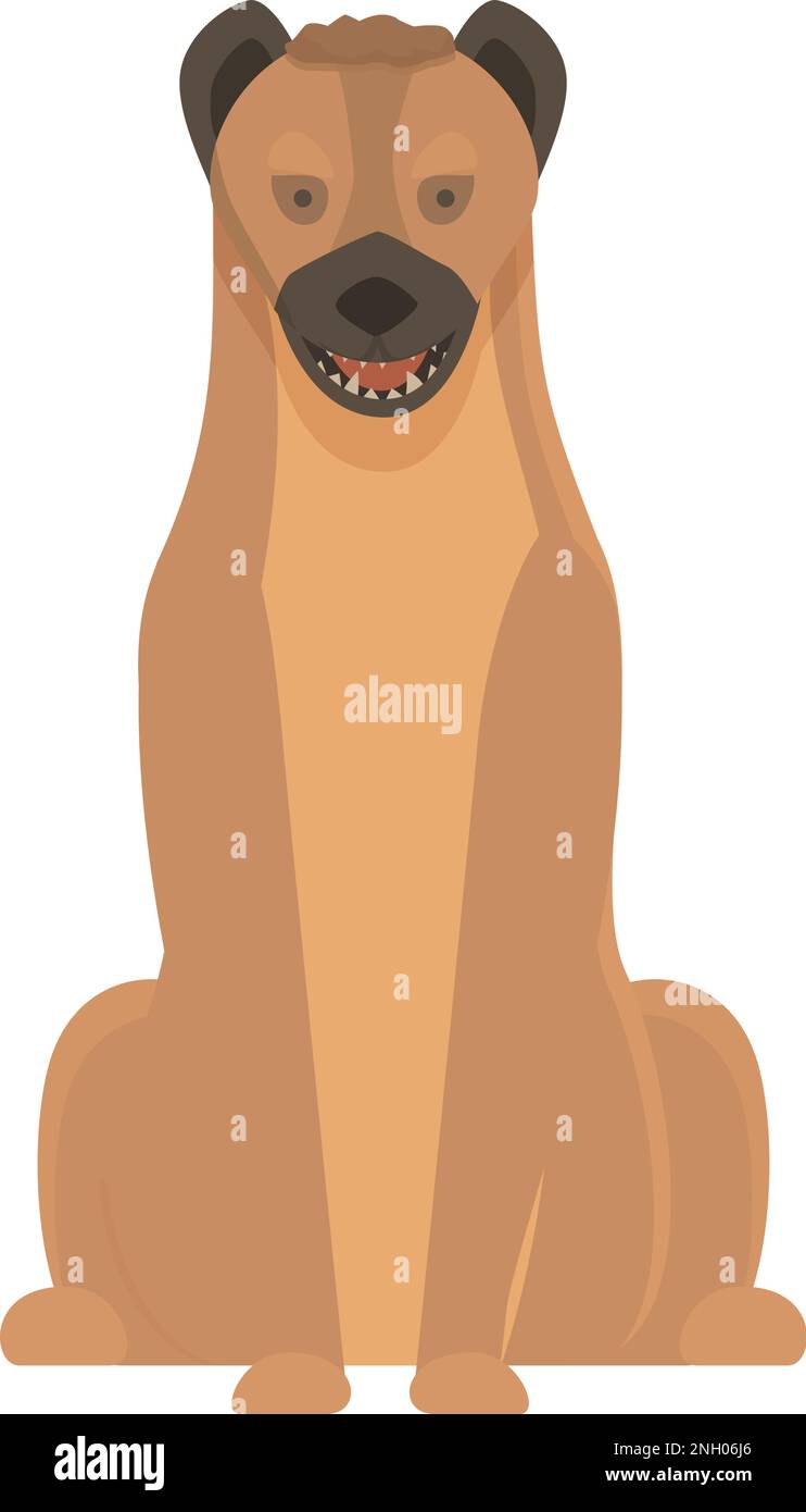 Face hyena icon cartoon vector. Cute animal. Nature predator Stock ...