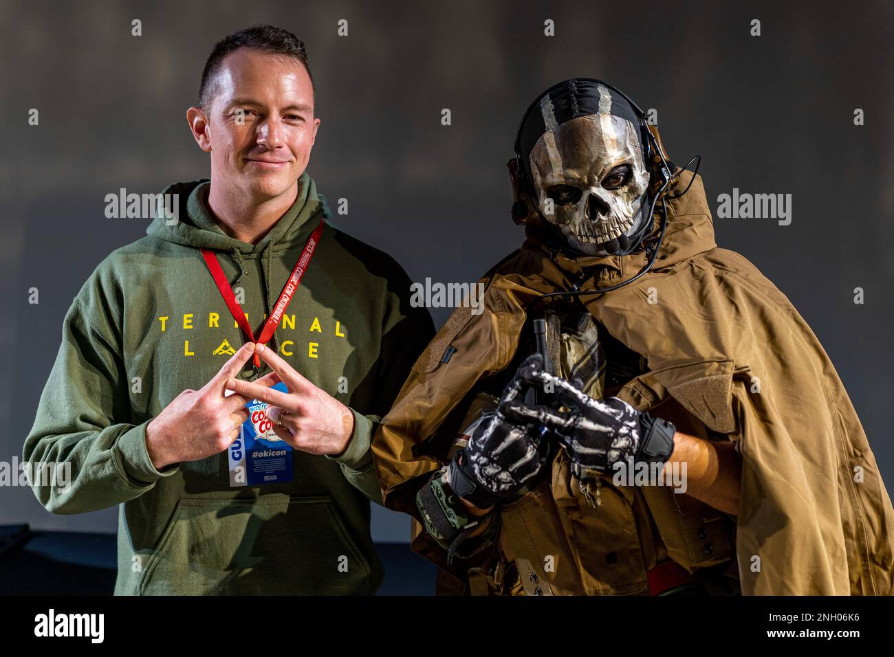Maximilian Uriarte, writer and illustrator of Terminal Lance, left, and ...