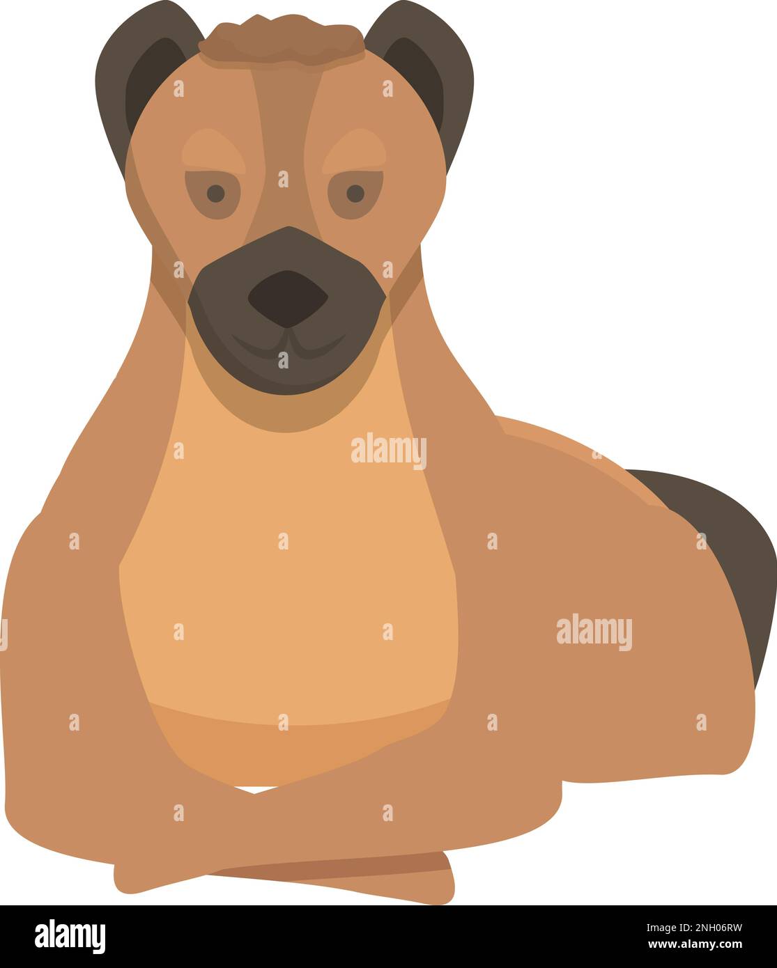 Calm hyena icon cartoon vector. Wild animal. Nature mammal Stock Vector ...