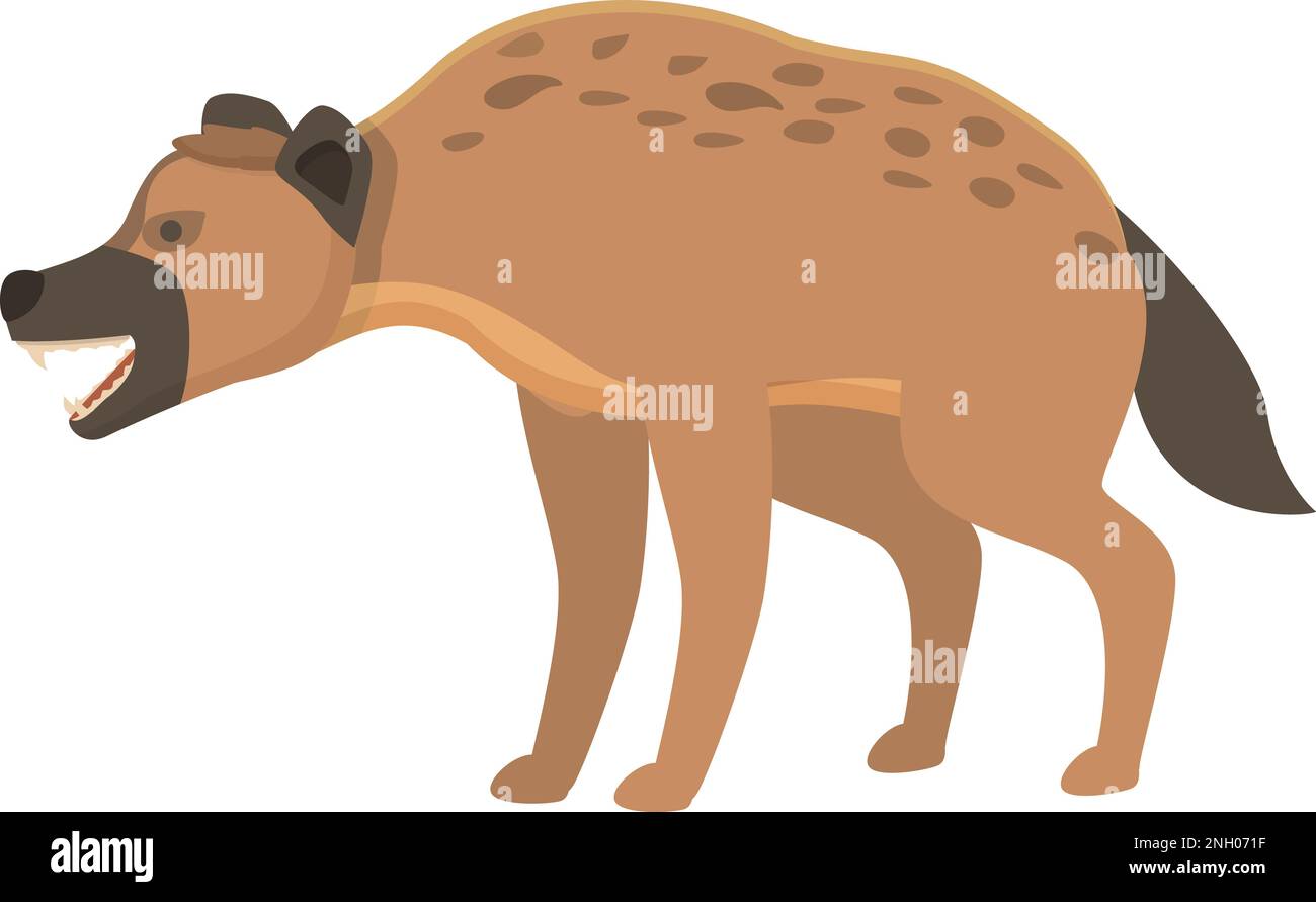 Hyena animal icon cartoon vector. Cute wild. Nature predator Stock ...