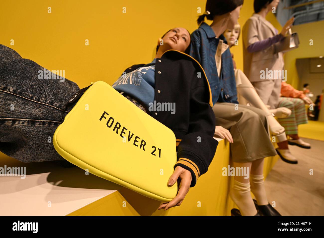 Limited time shop of FOREVER 21 is pictured in Shibuya, Tokyo o Feb. 20 ...