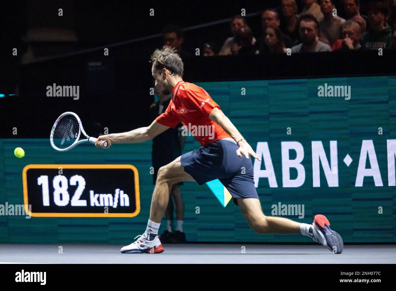 Rotterdam, Netherlands. 18th Feb, 2023. Daniil Medvedev of Russia, a ...