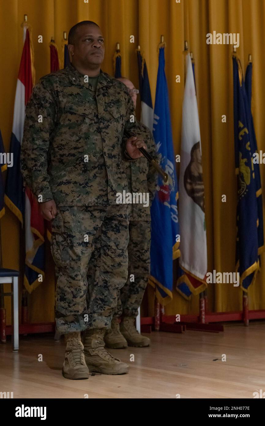 U.S. Marine Corps Col. Robert Guice, the commanding officer of Marine ...