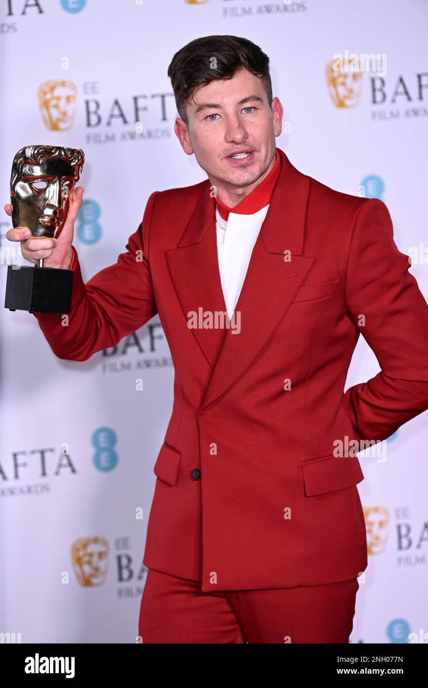 February 19th, 2023, London, UK. Barry Keoghan at the 2023 EE BAFTA ...