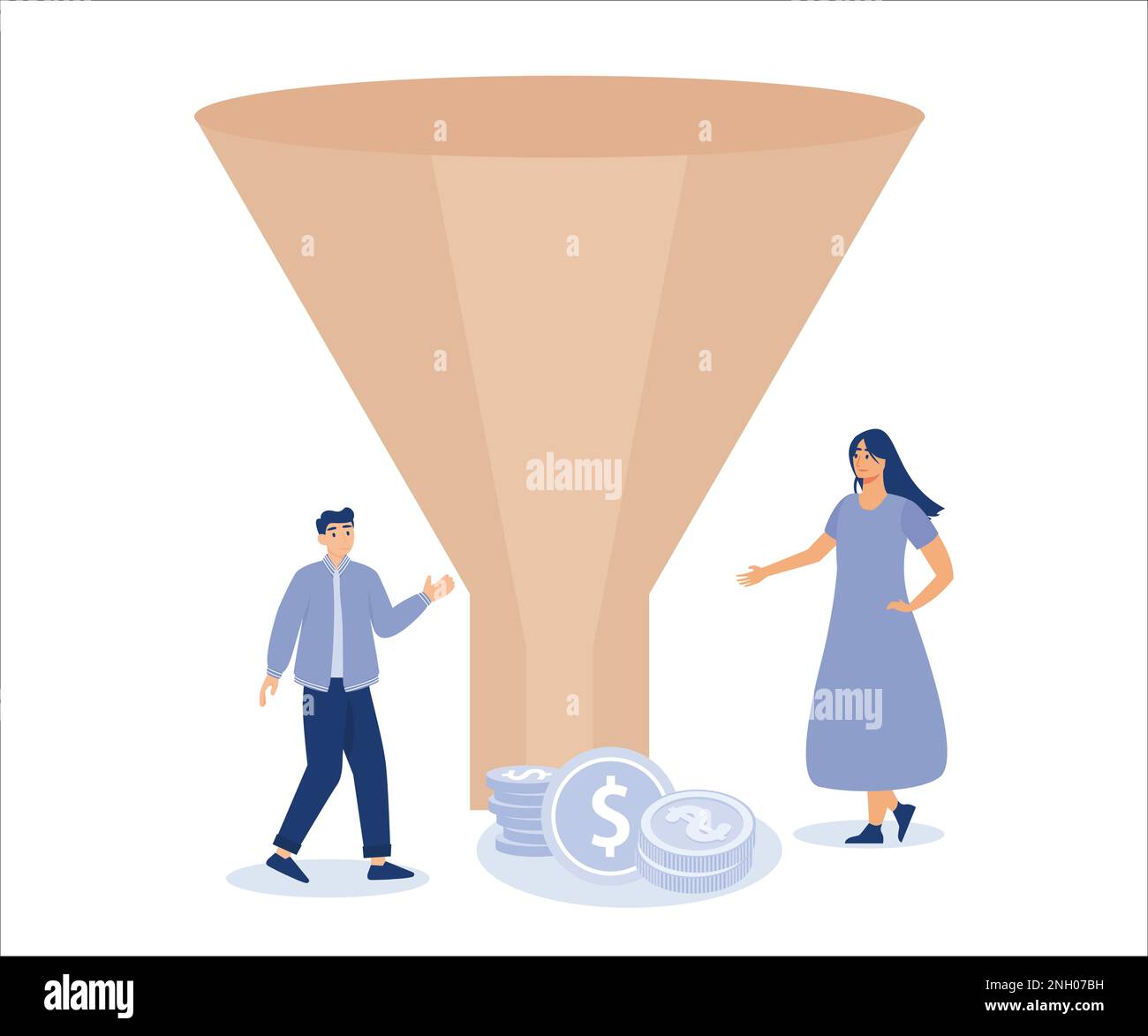 Money tunnel Stock Vector Images - Alamy