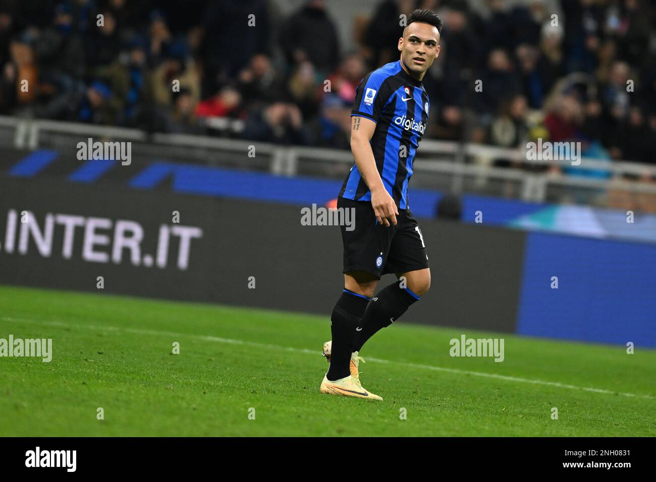 Lautaro Martinez of Inter Fc during the Italian Serie A football match ...