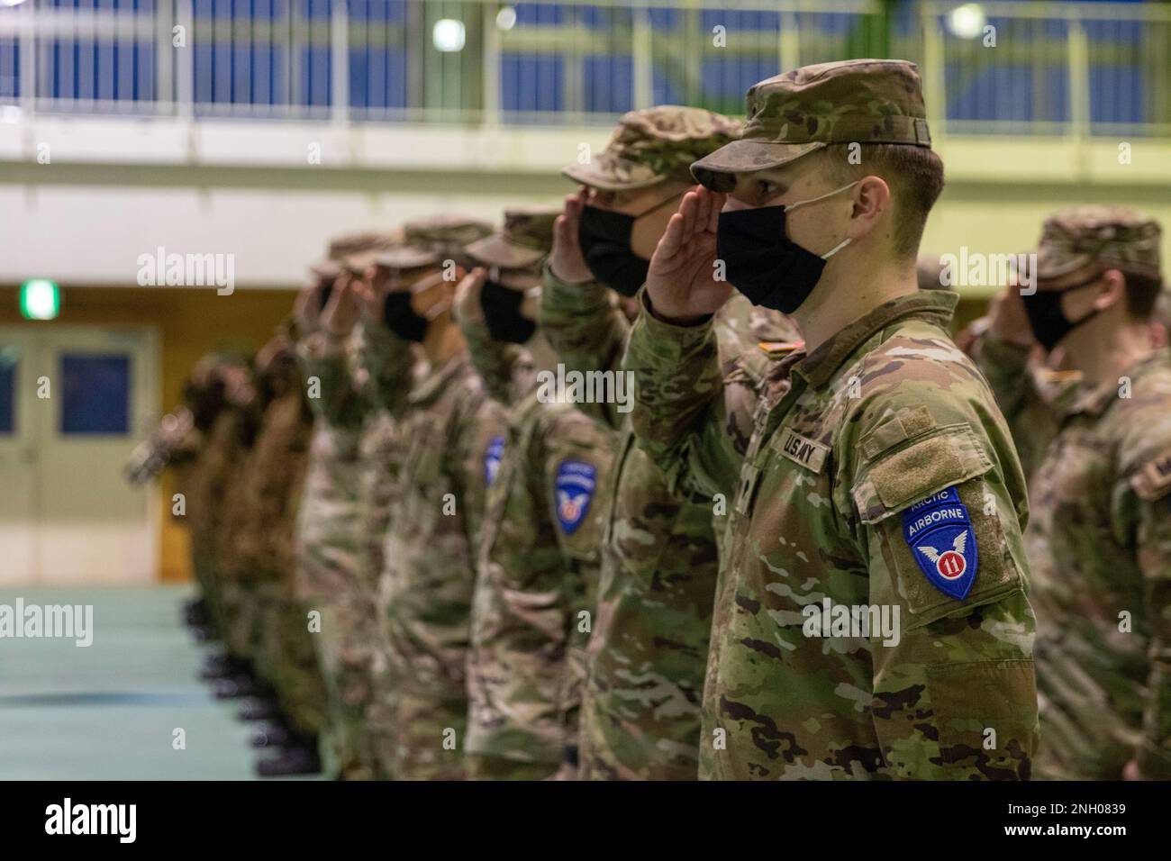 Soldiers of 1st Brigade Combat Team, 11th Airborne Division, and ...