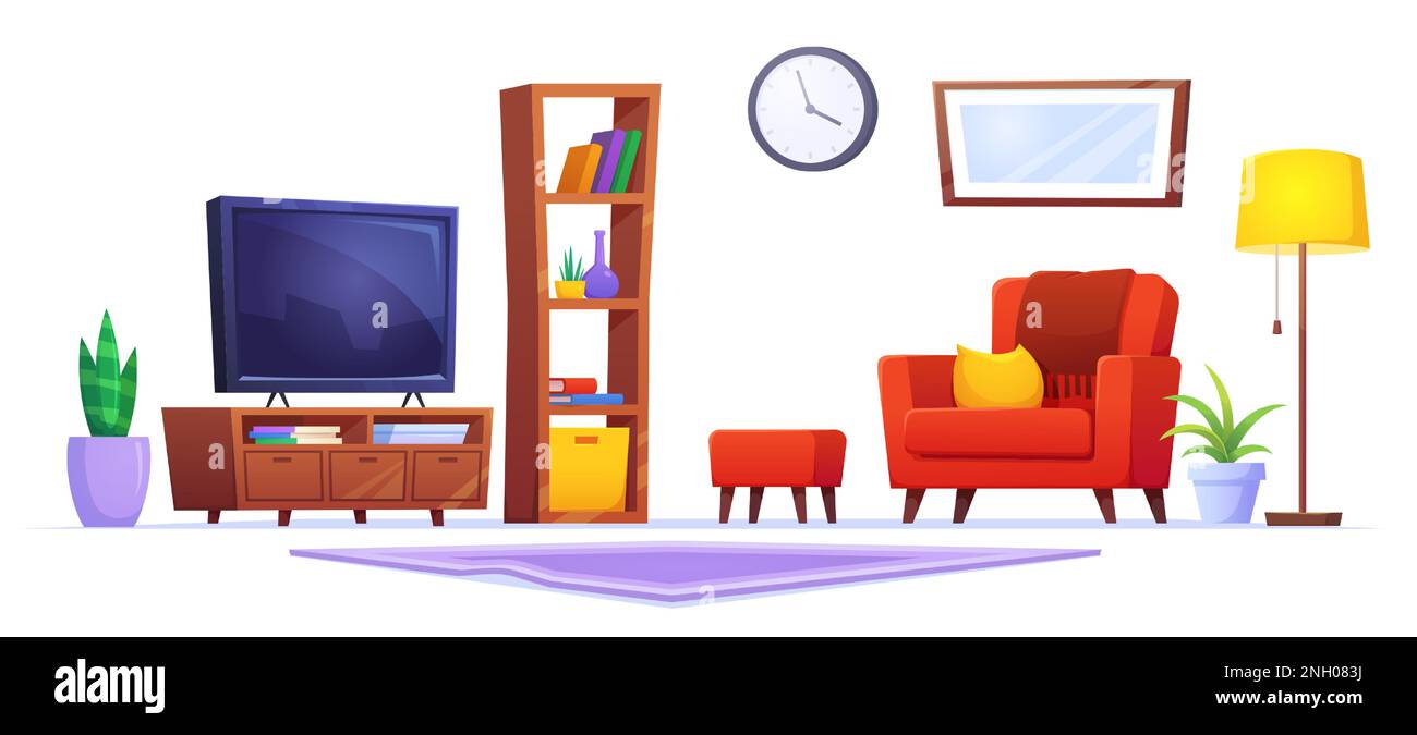 Tv set furniture in Cut Out Stock Images & Pictures - Alamy