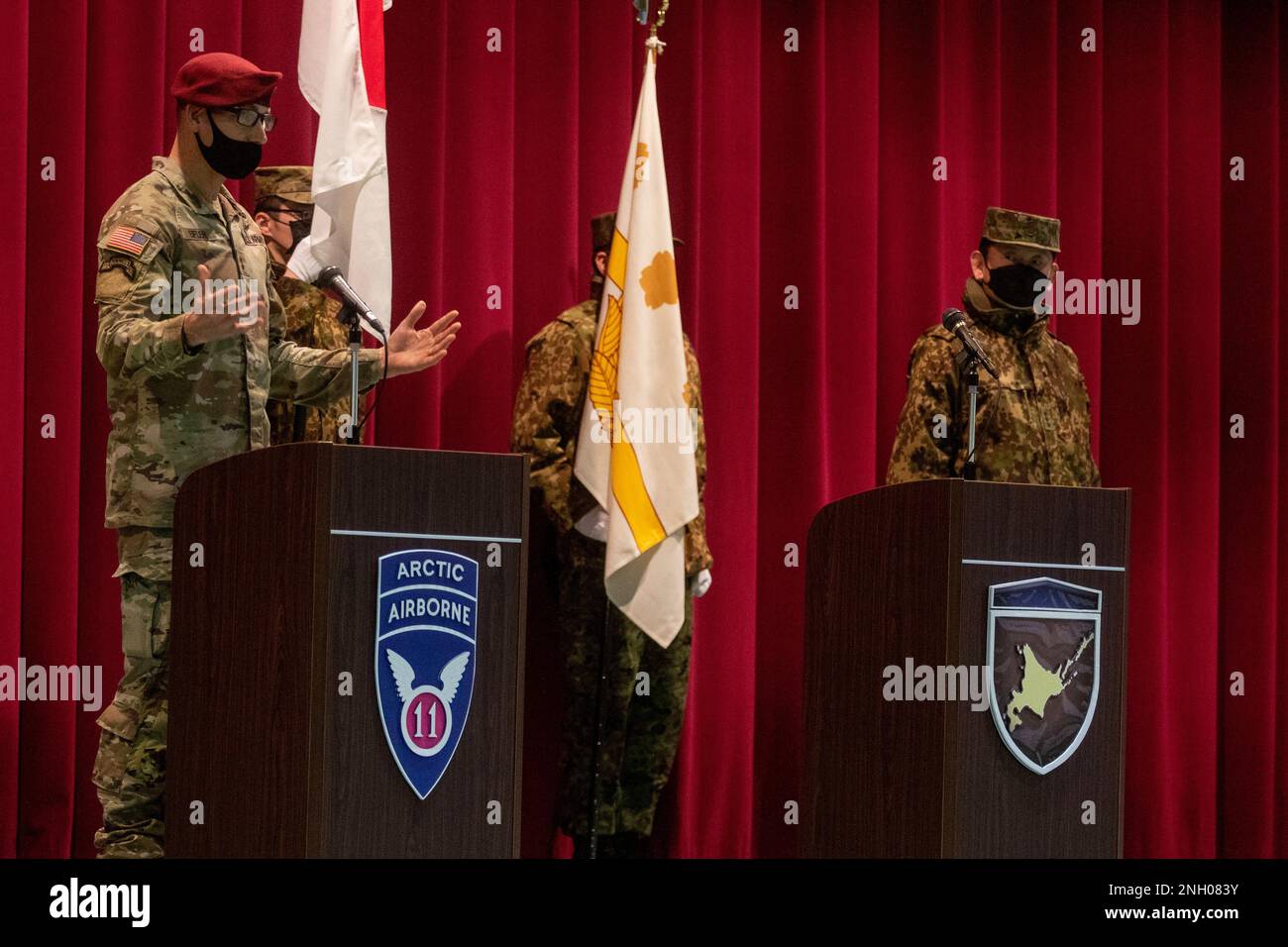 Soldiers of 1st Brigade Combat Team, 11th Airborne Division, and ...