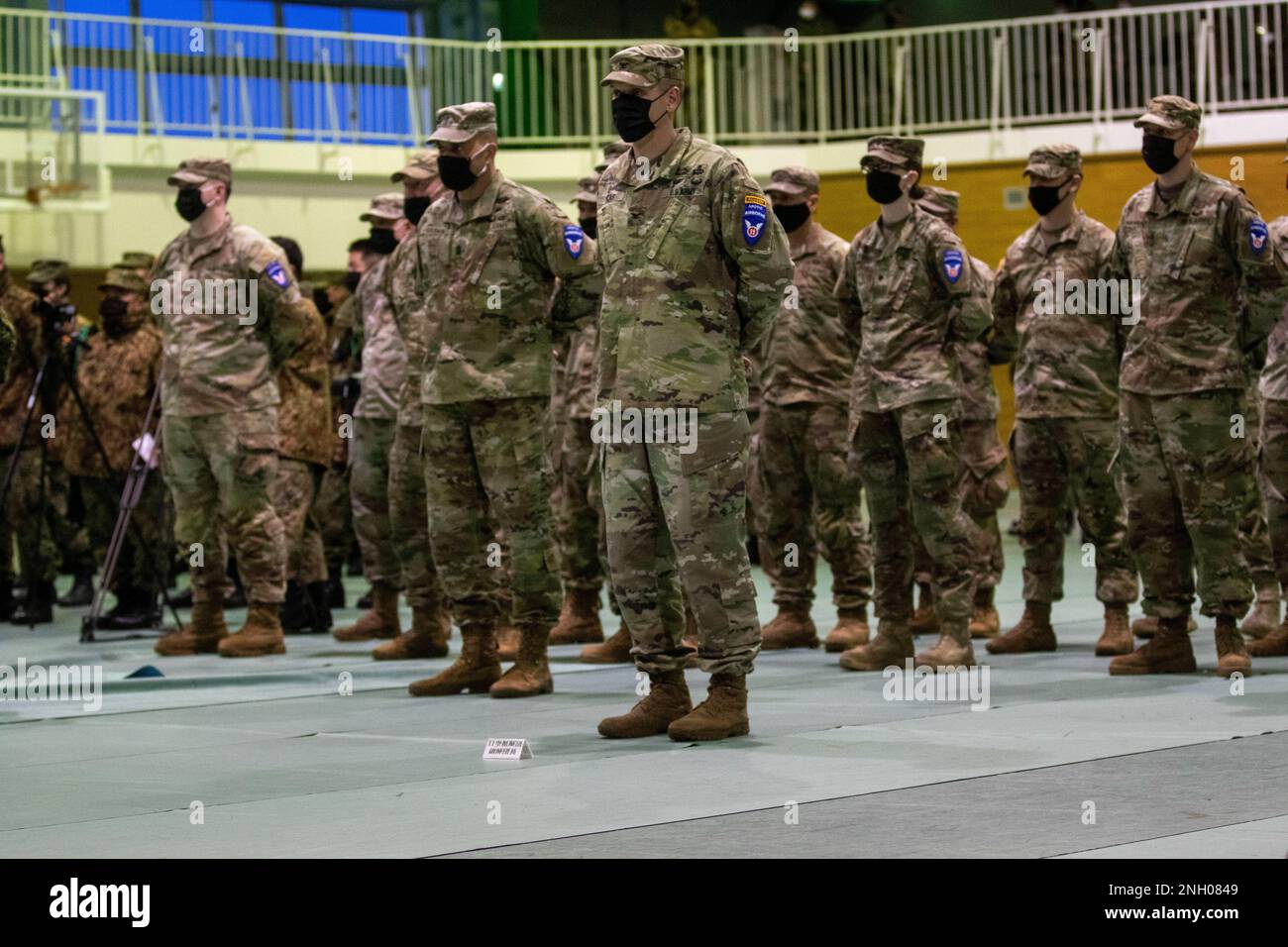 Soldiers of 1st Brigade Combat Team, 11th Airborne Division, and ...