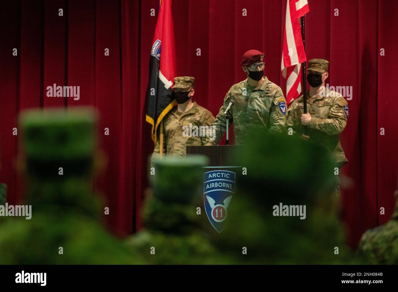 The Commanding General of the 11th Airborne Division, Maj. Gen. Brian ...