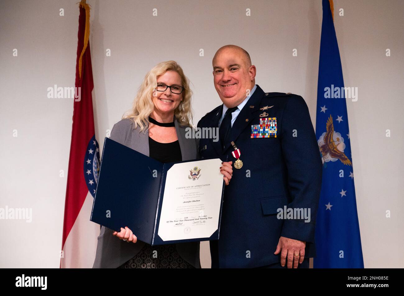 U.S. Air Force Lt. Col. Patrick Shelton, 139th Communications Flight ...