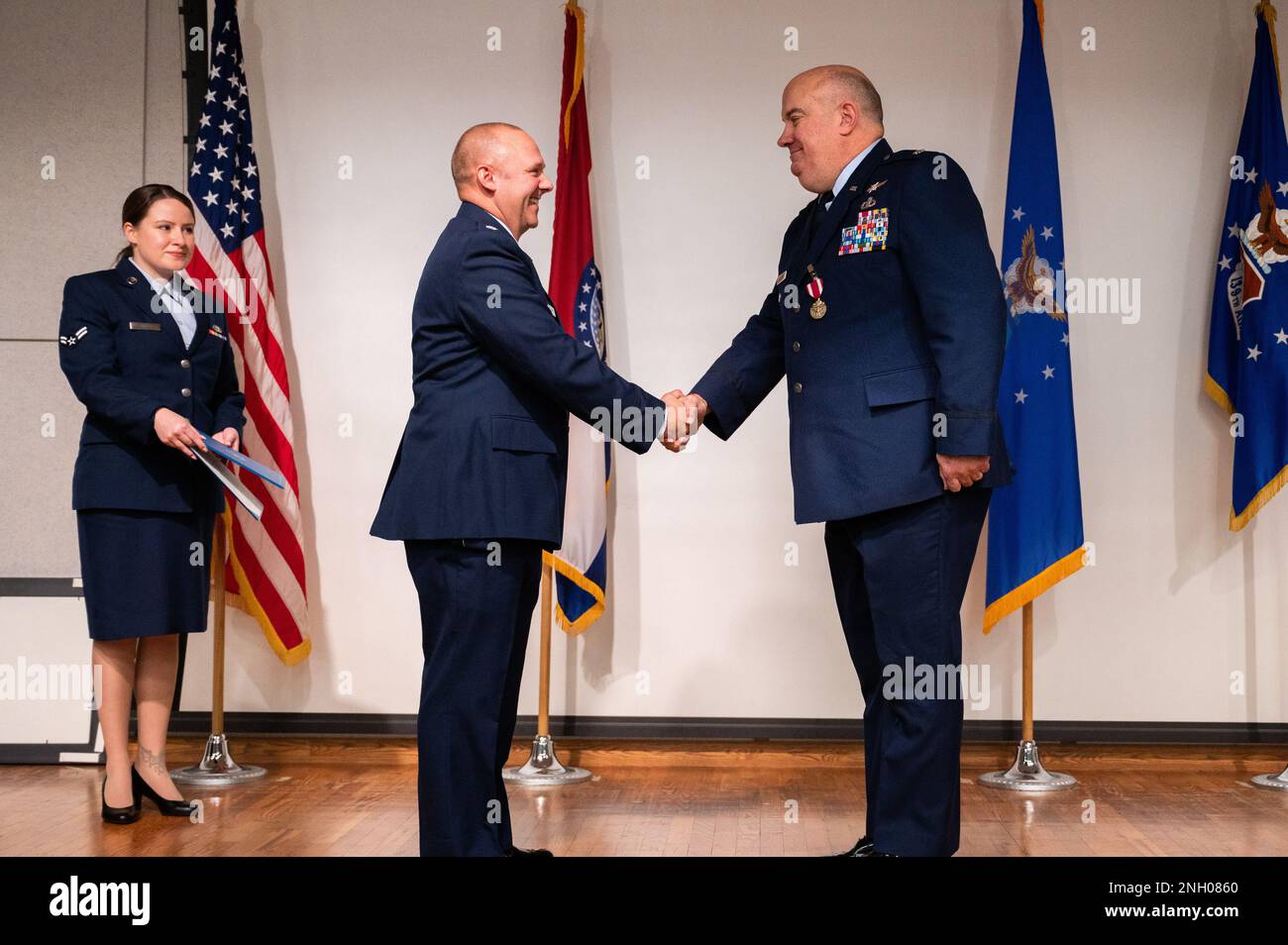 U.S. Air Force Lt. Col. Patrick Shelton, 139th Communications Flight ...