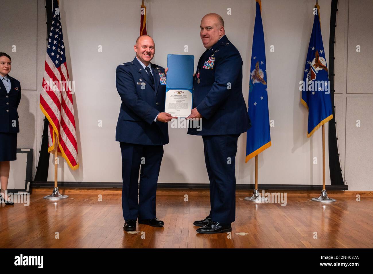 U.S. Air Force Lt. Col. Patrick Shelton, 139th Communications Flight ...