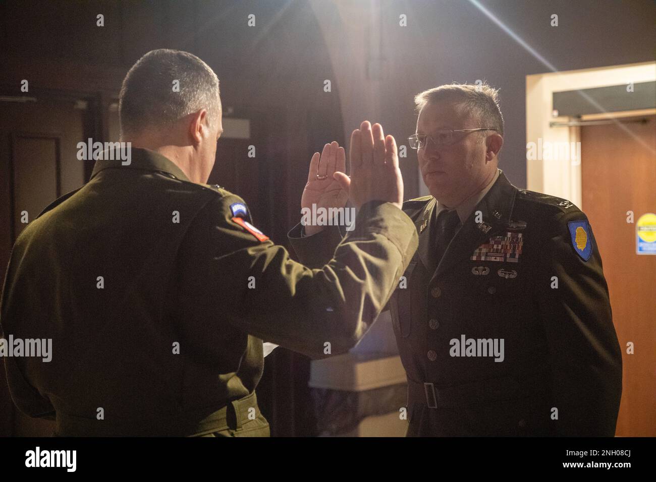 Col. David Helfrich, the Illinois National Guard Joint Staff’s ...