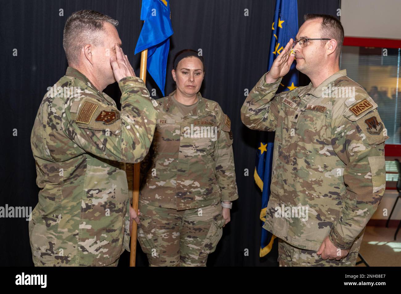 Air Force Col. Charles T. Goad, the commander of the 181st Intelligence ...