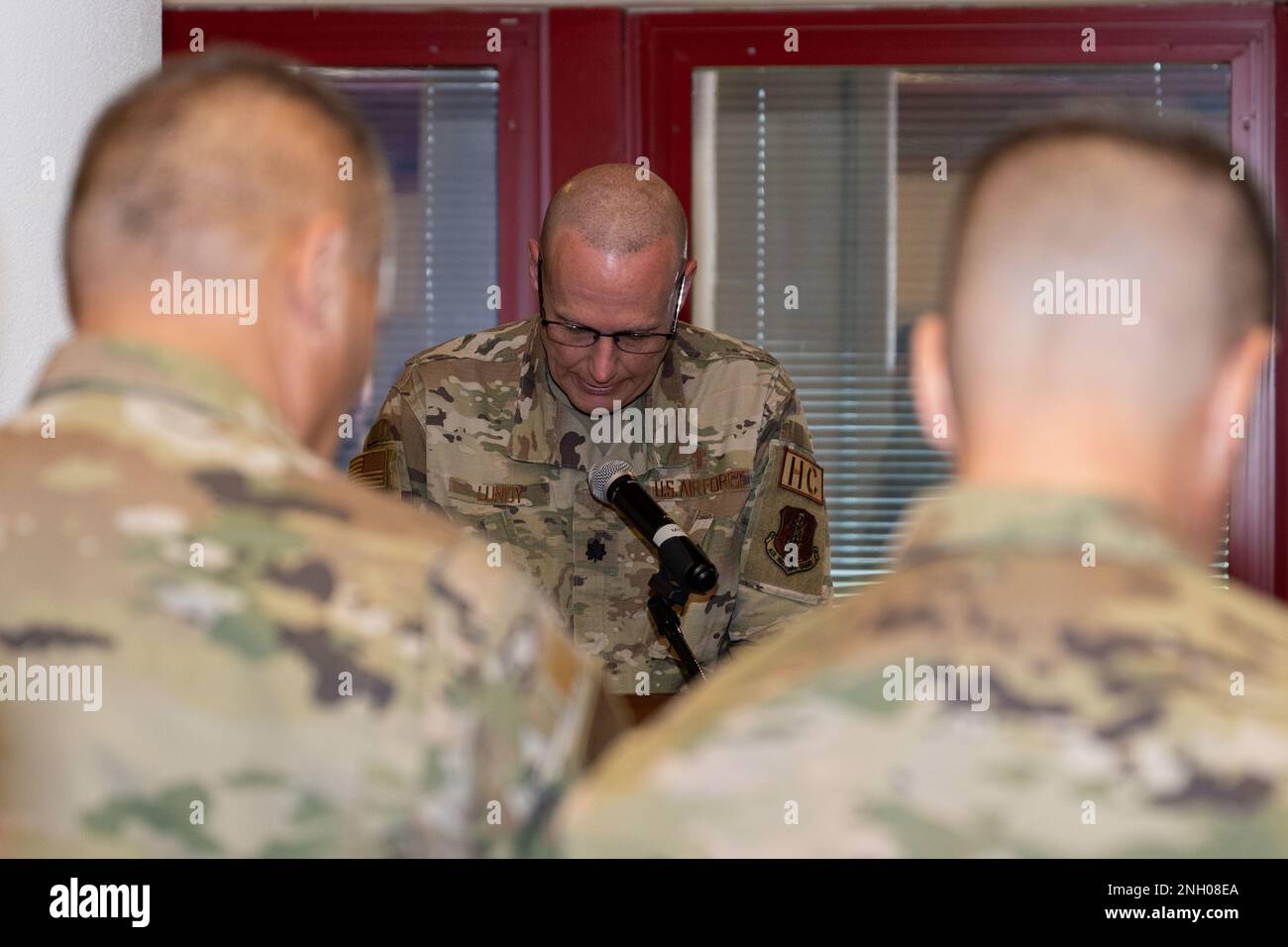 Air Force Lt. Col. Kent A. Lundy, a chaplain with the 181st ...