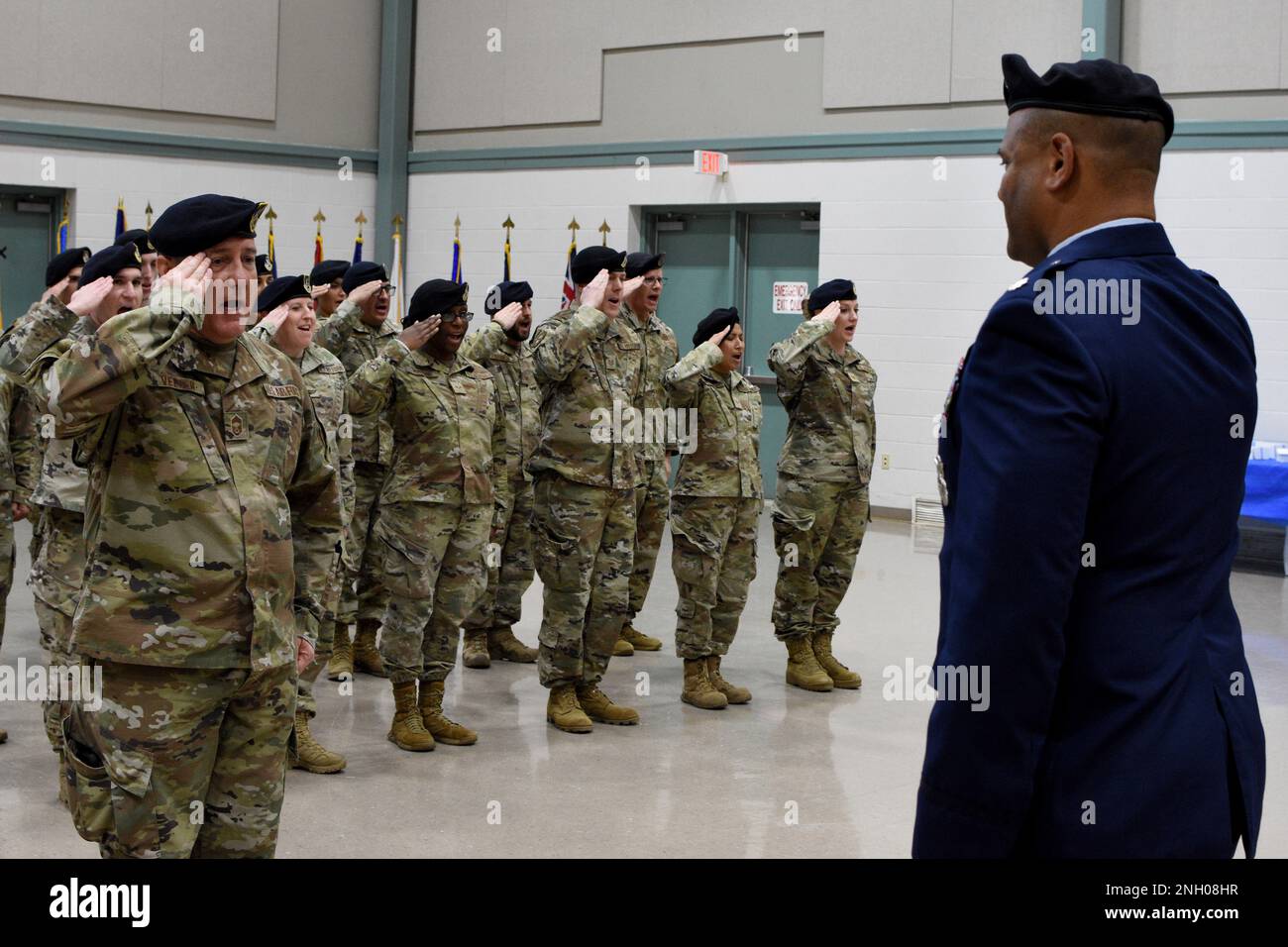 Chief Master Sgt. Kelly Velder, 301st Fighter Wing Security Forces Squadron command master ...