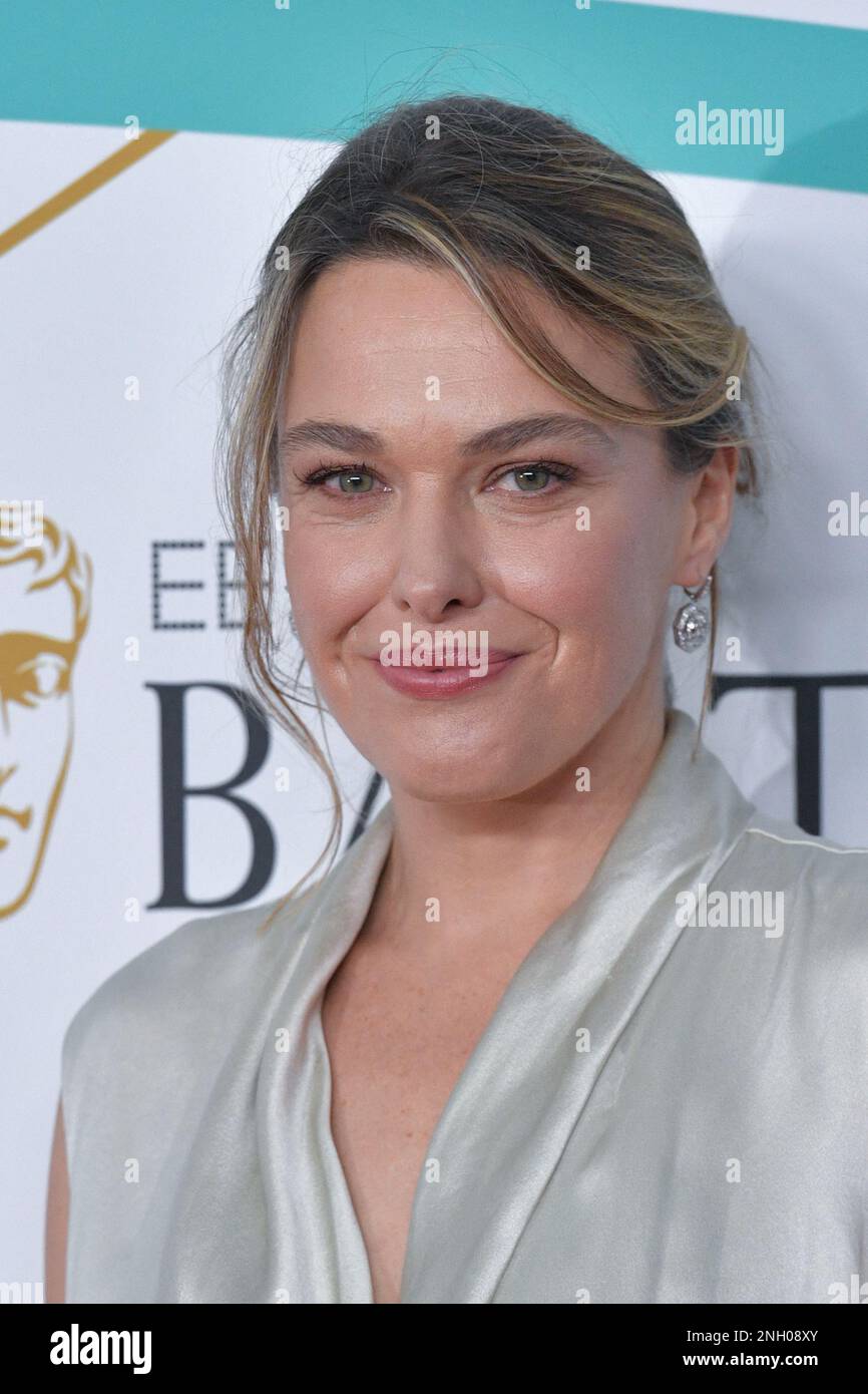 Sally Bretton attending the EE BAFTA Film Awards 2023 at The Royal ...