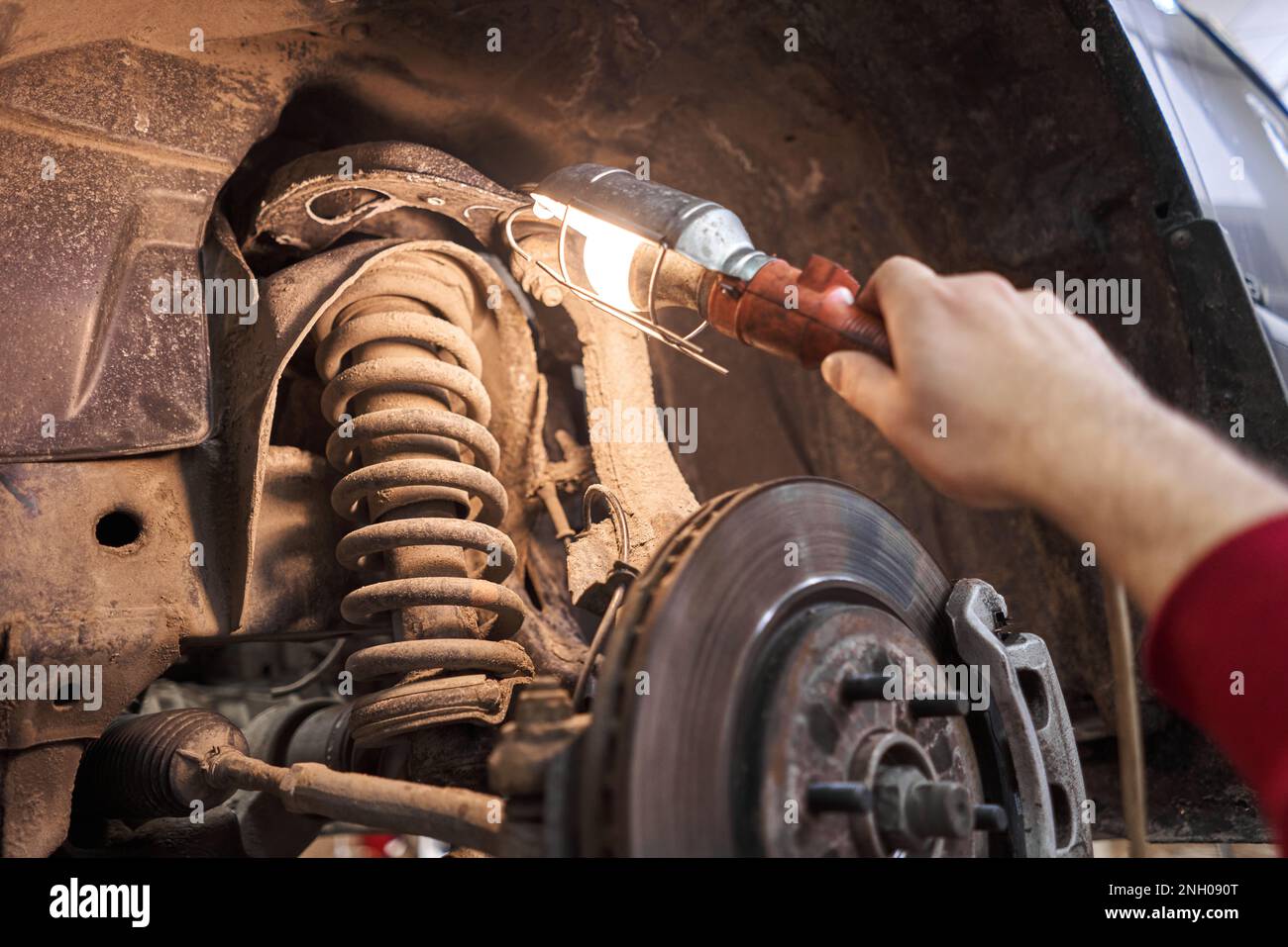 Set of shock absorbers hi-res stock photography and images - Alamy