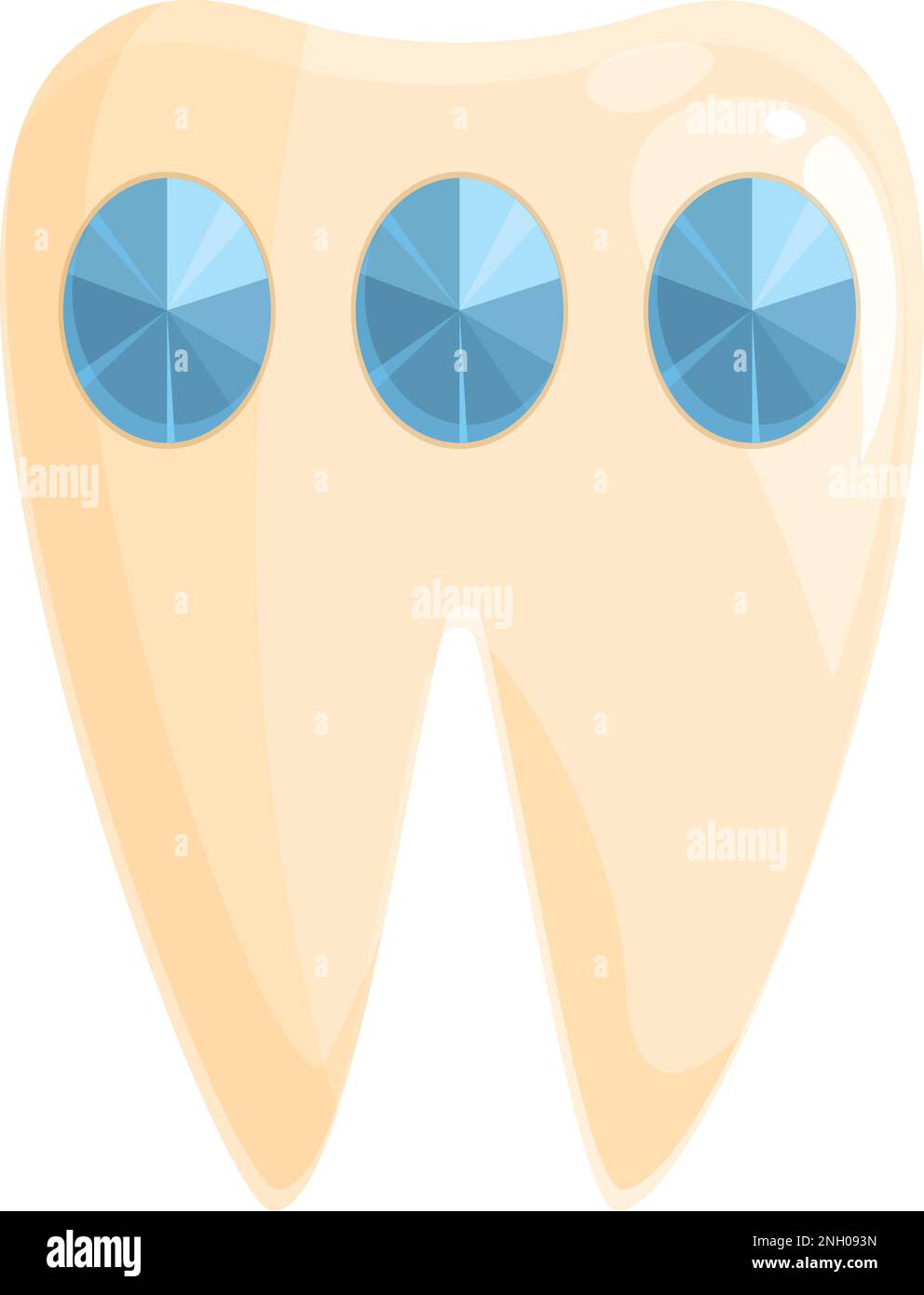 Diamond teeth tooth jewelry woman Stock Vector Images - Alamy
