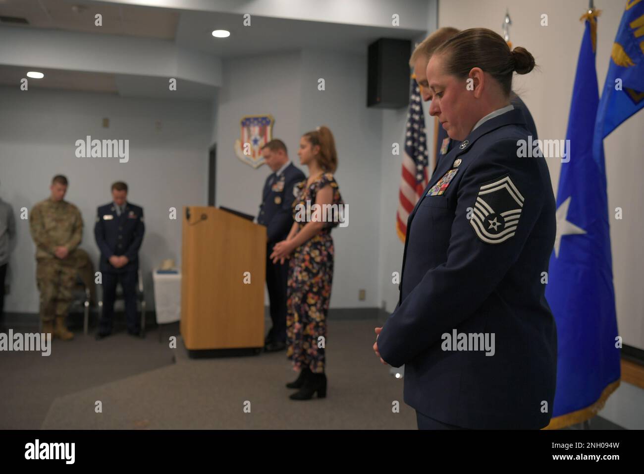U.S. Air Force Senior Master Sgt. Jennifer Buehner, 110th Logistics ...
