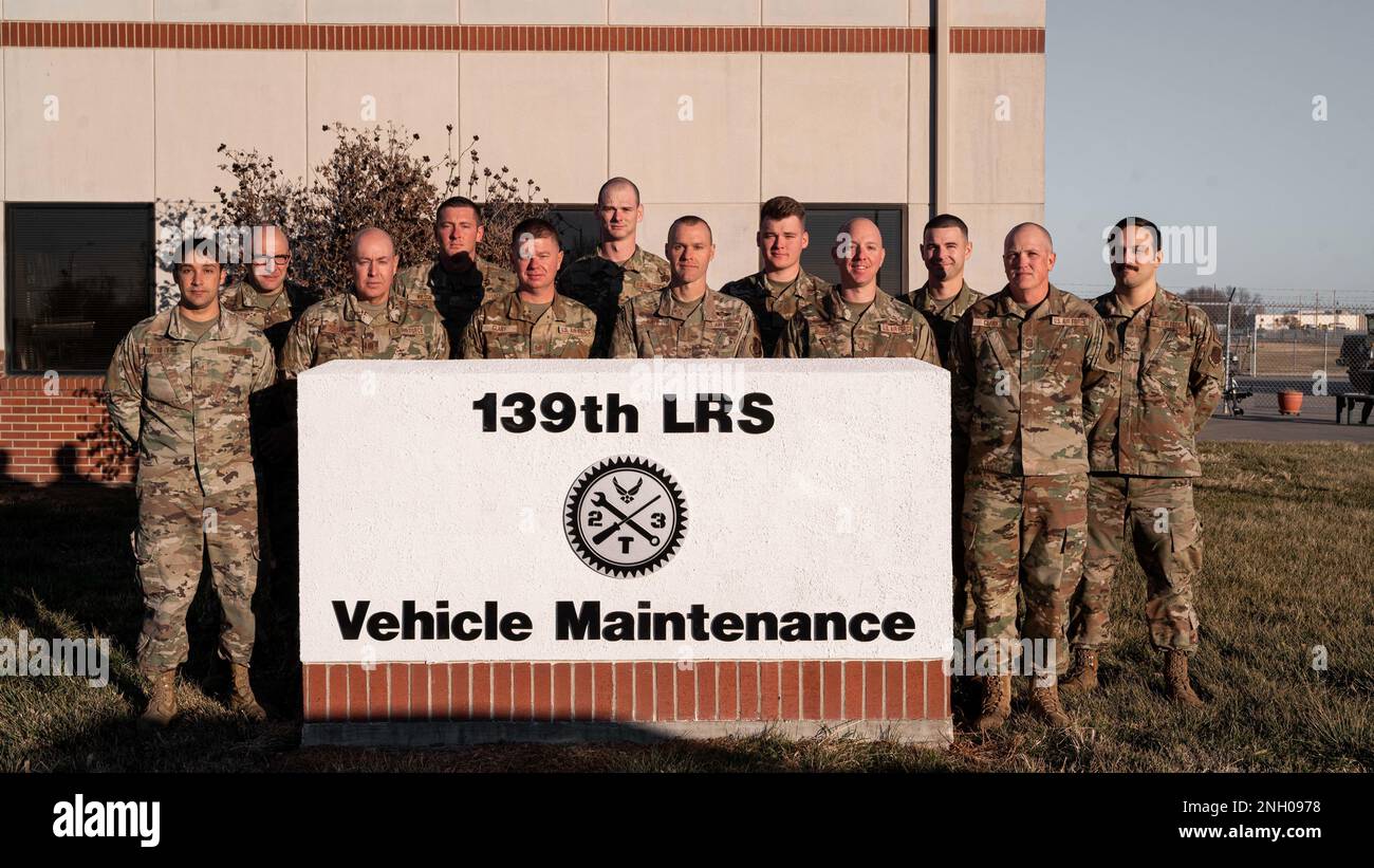 The 139th Logistics Readiness Squadron's Vehicle Maintenance unit ...