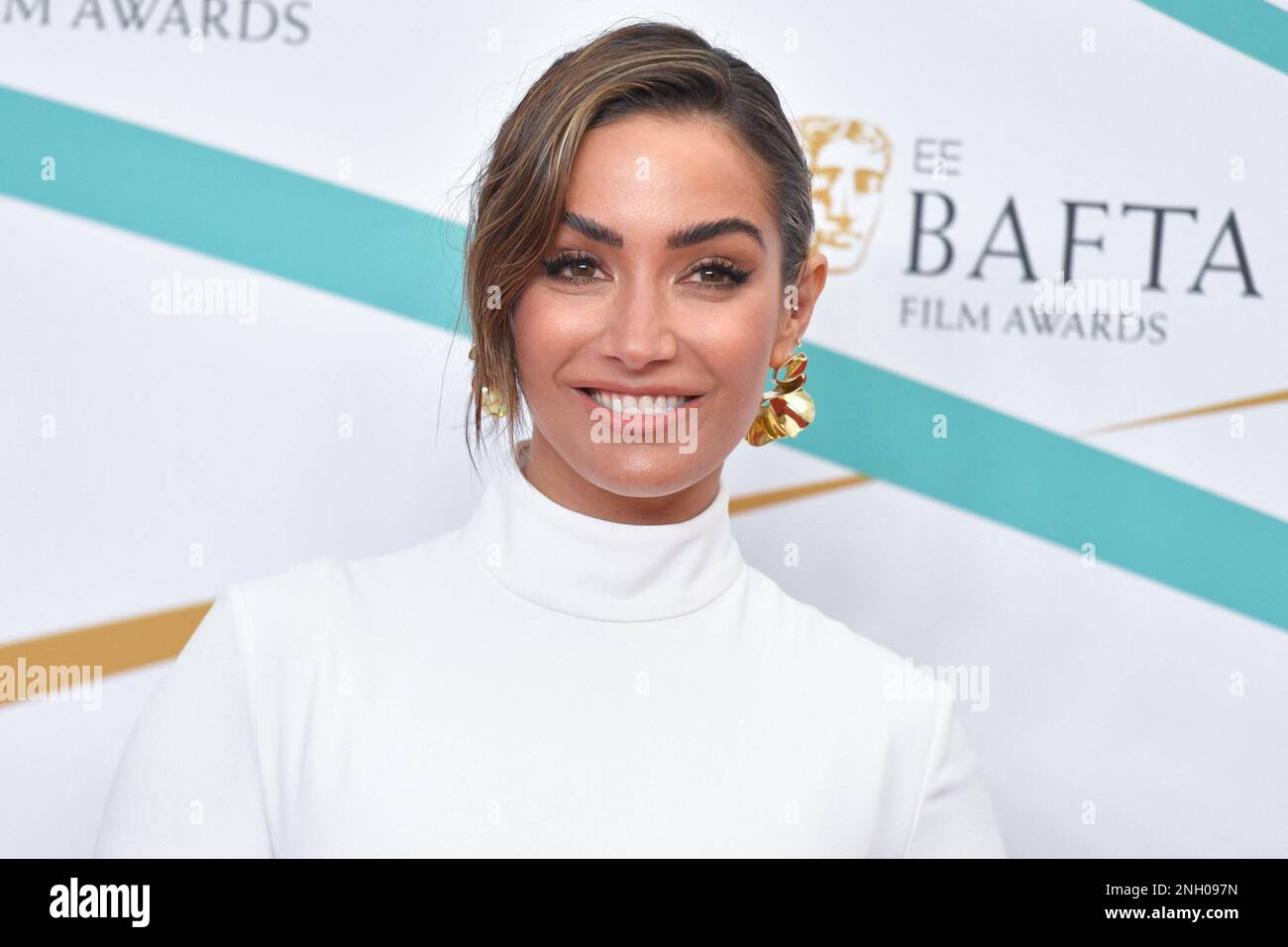 Frankie Bridge attending the EE BAFTA Film Awards 2023 at The Royal ...