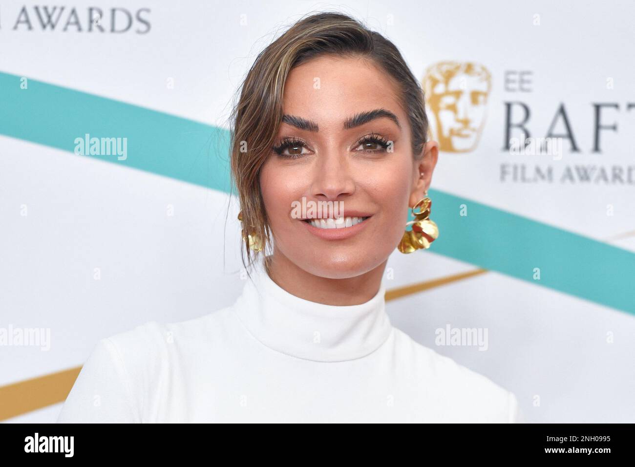 Frankie Bridge attending the EE BAFTA Film Awards 2023 at The Royal ...