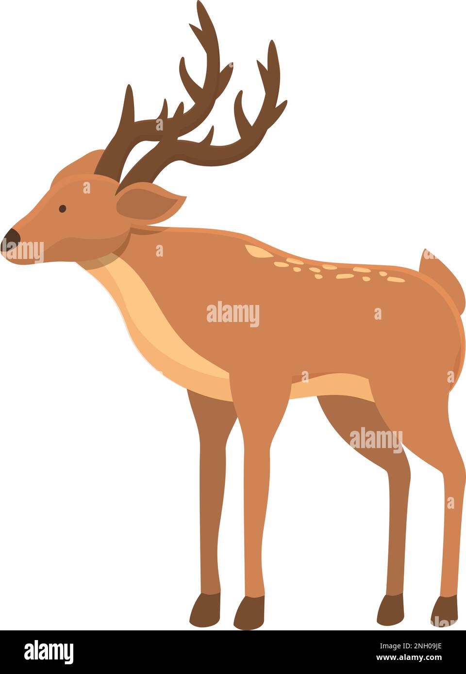 Stag reindeer caribou Stock Vector Images - Alamy