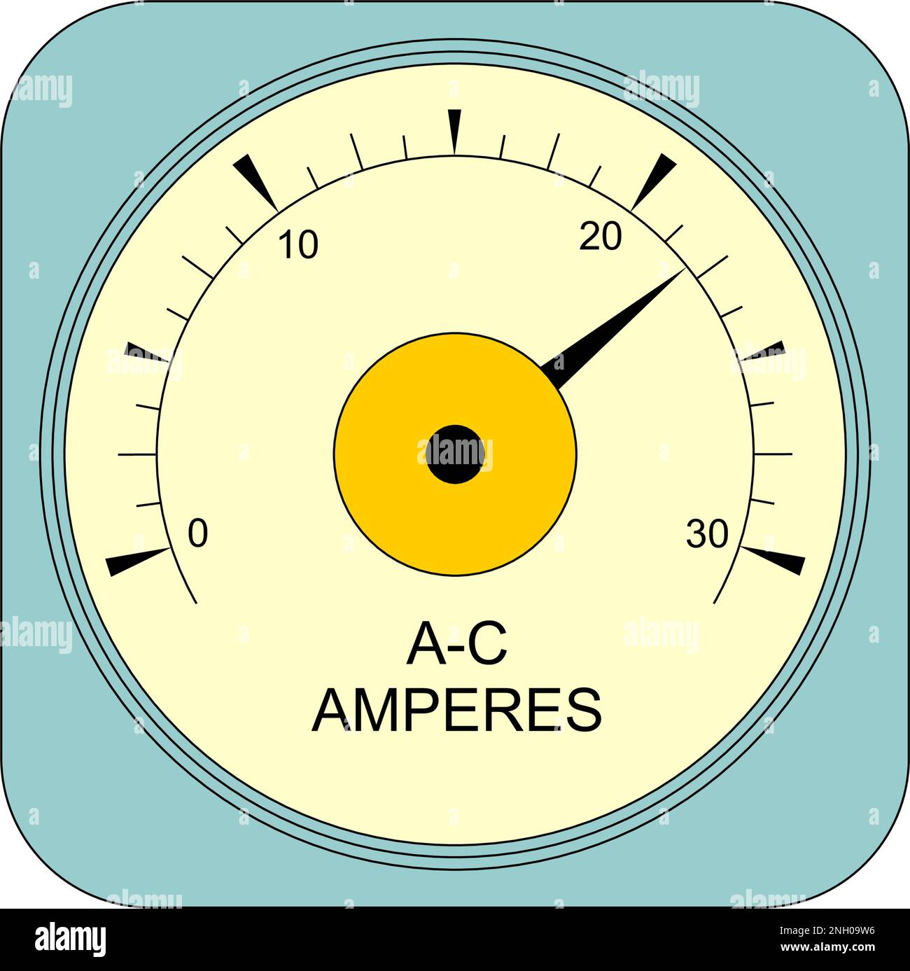 Ammeter coil Stock Vector Images - Alamy