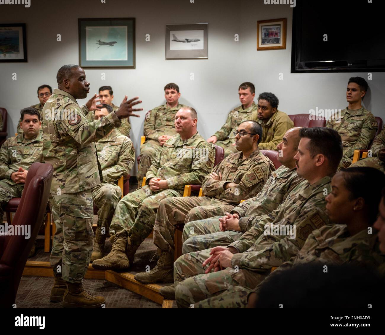 U.S. Air Force Chief Master Sgt. Maurice L. Williams, command chief ...