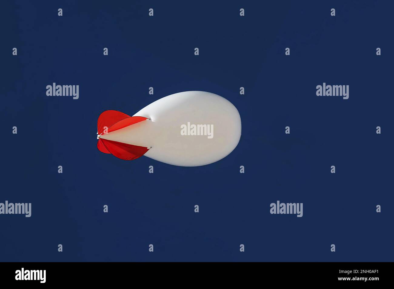 Reconnaissance balloon in the sky. Elements of this image furnished by ...