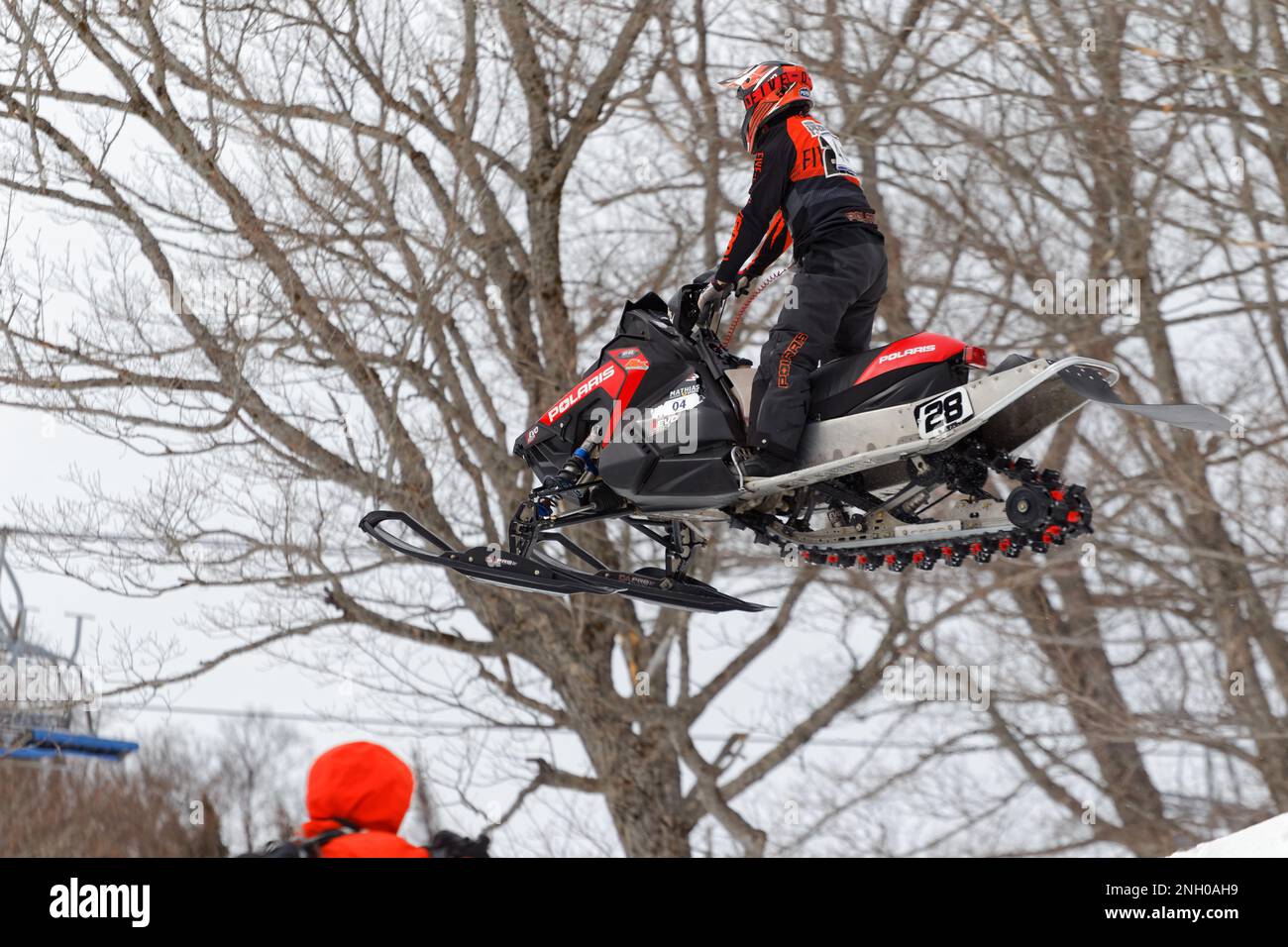 Polaris snowmobile hi-res stock photography and images - Alamy
