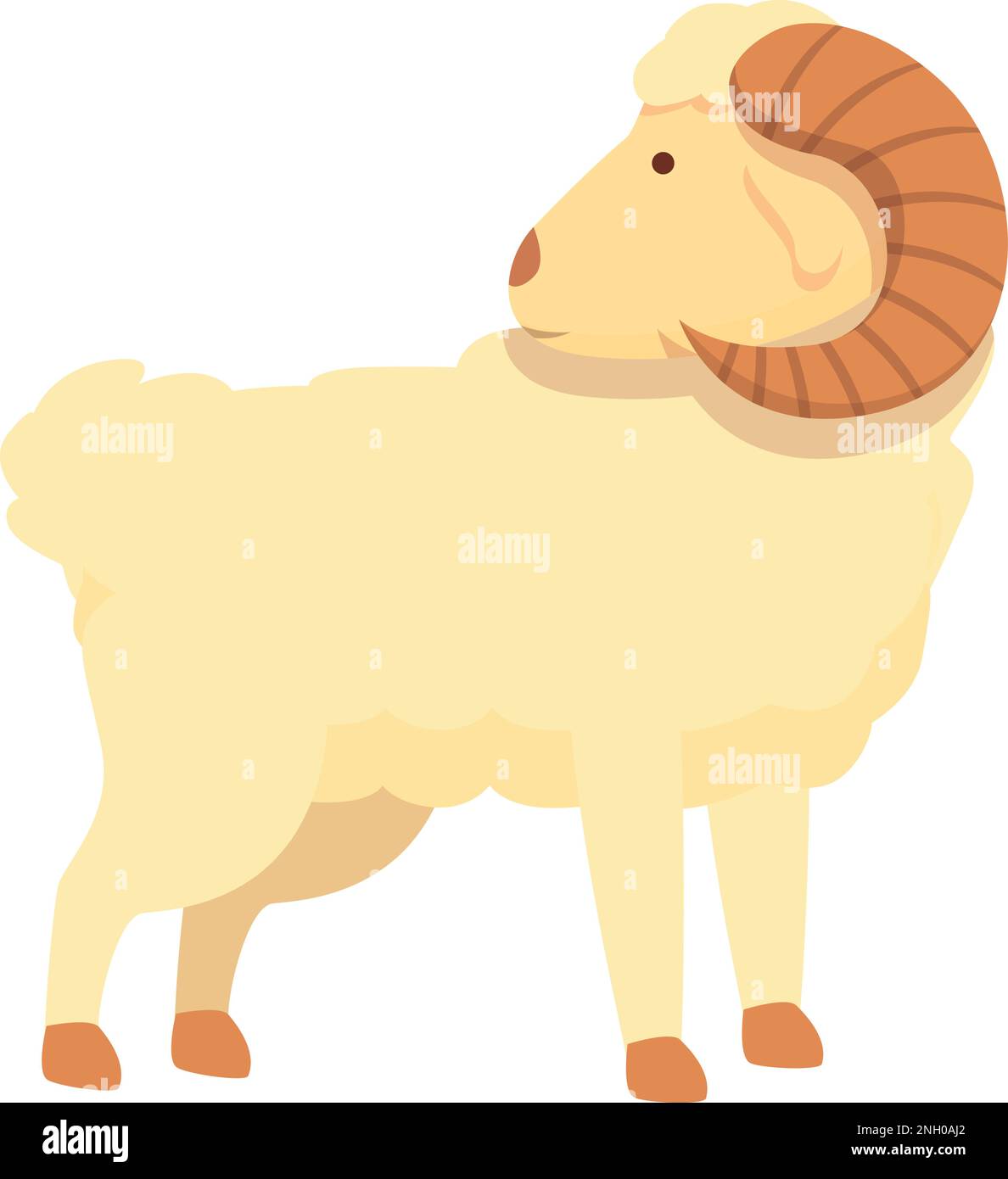 Ram icon cartoon vector. Goat animal. Nature mascot Stock Vector Image ...