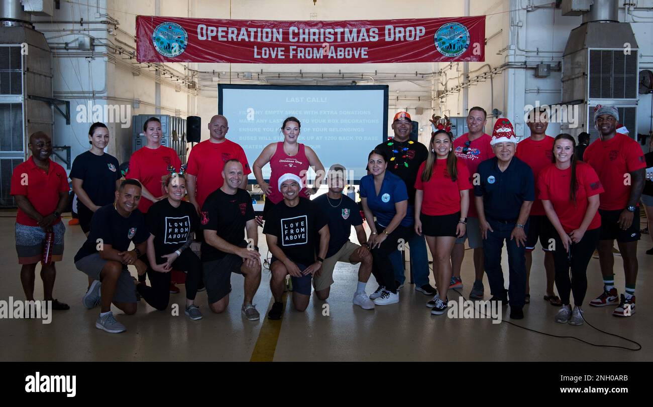 Operation Christmas Drop 2022 committee members pose for a photo at ...