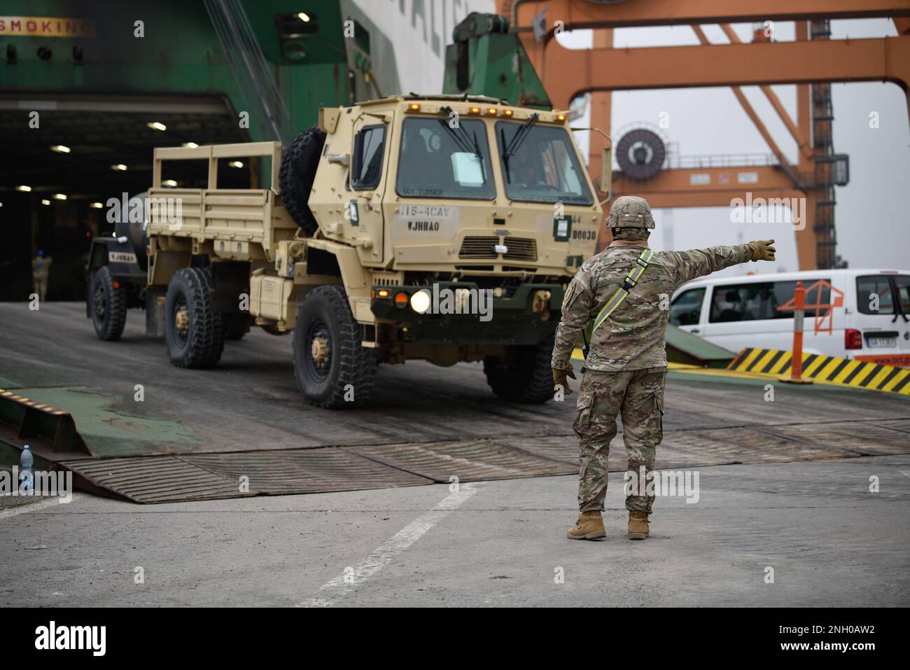 Soldiers assigned to the 80th Movement Control Team, 330th ...