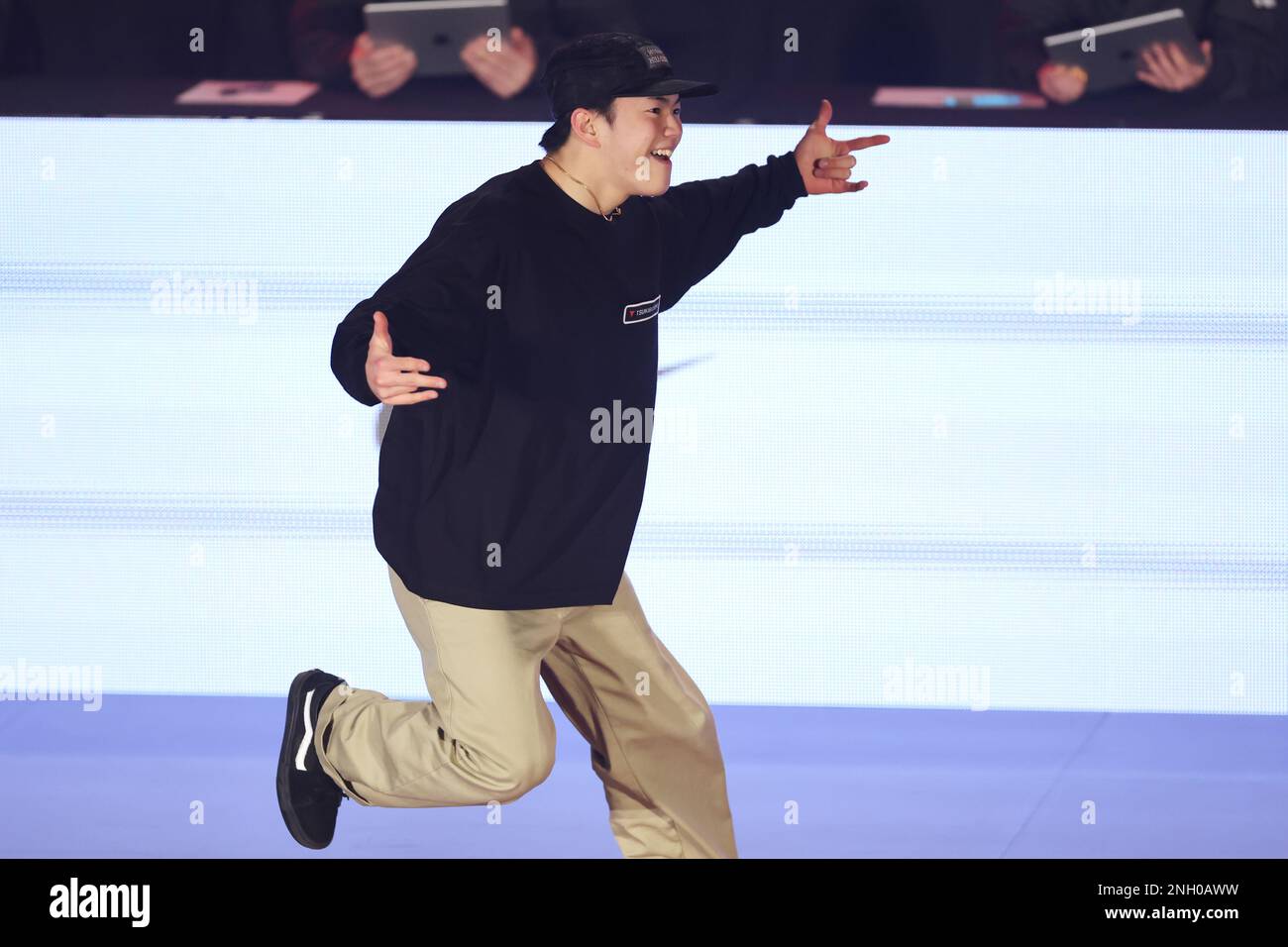 Yoyogi 2nd Gymnasium, Tokyo, Japan. 19th Feb, 2022. Hiroto Ono/HIRO10, FEBRUARY 19, 2022 ...