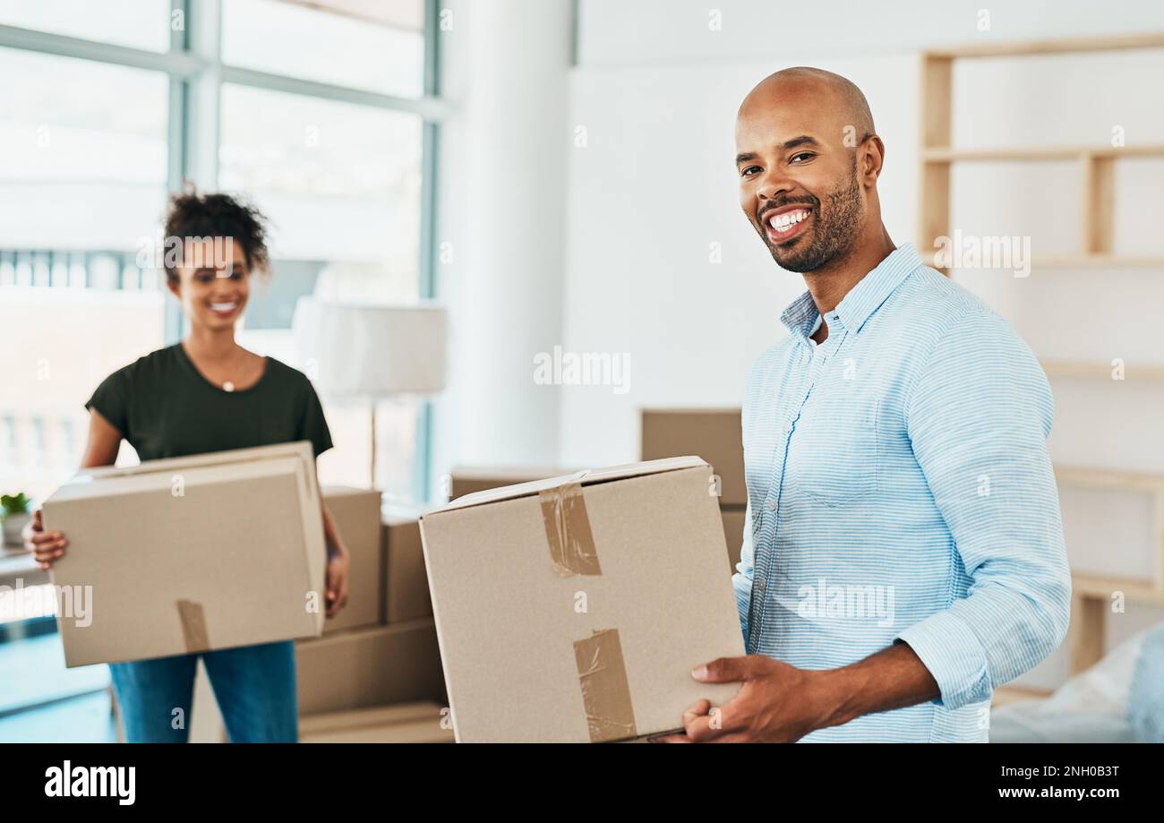 Upon first sight we knew we had to buy this place. Portrait of a couple ...