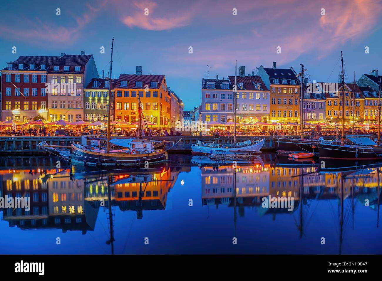 Copenhagen downtown city skyline, cityscape of Denmark Stock Photo - Alamy