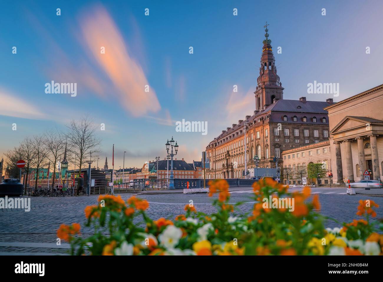 Copenhagen downtown city skyline, cityscape of Denmark Stock Photo - Alamy