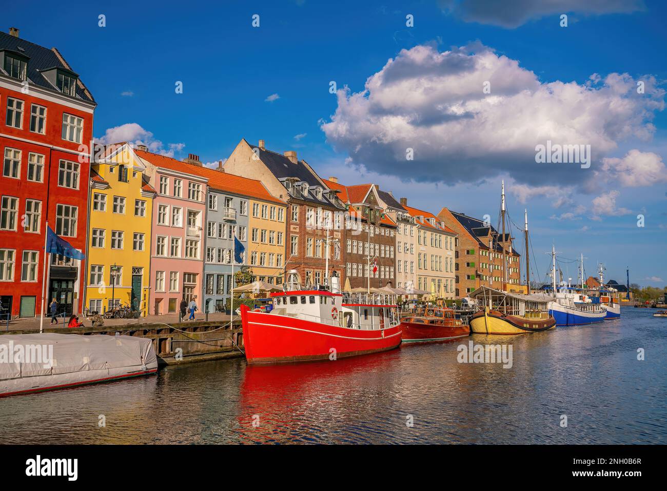 Copenhagen downtown city skyline, cityscape of Denmark Stock Photo - Alamy