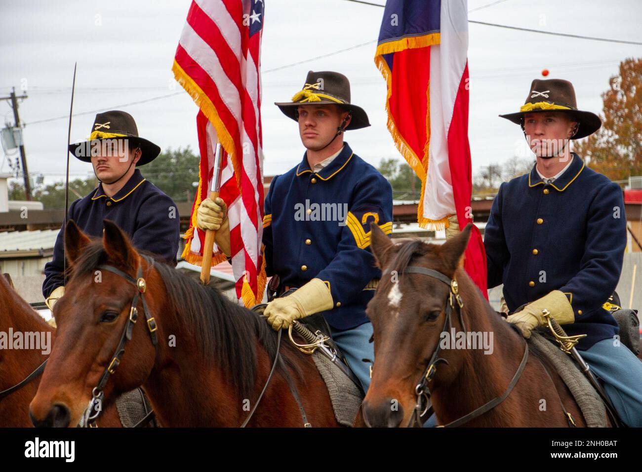 Troopers of the 1st Cavalry Division Horse Cavalry Detachment, prepare ...