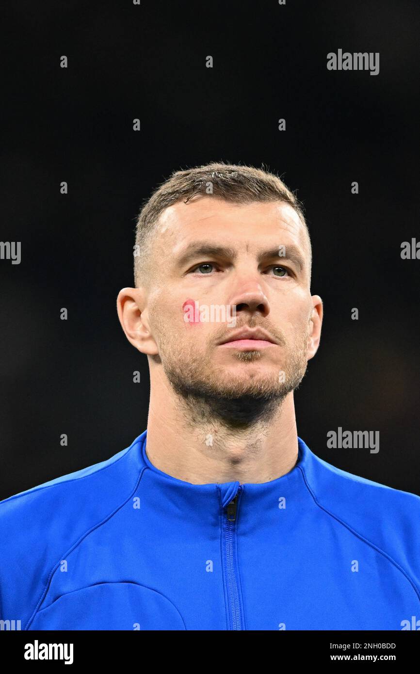 Edin Dzeko of Inter Fc during the Italian Serie A football match ...