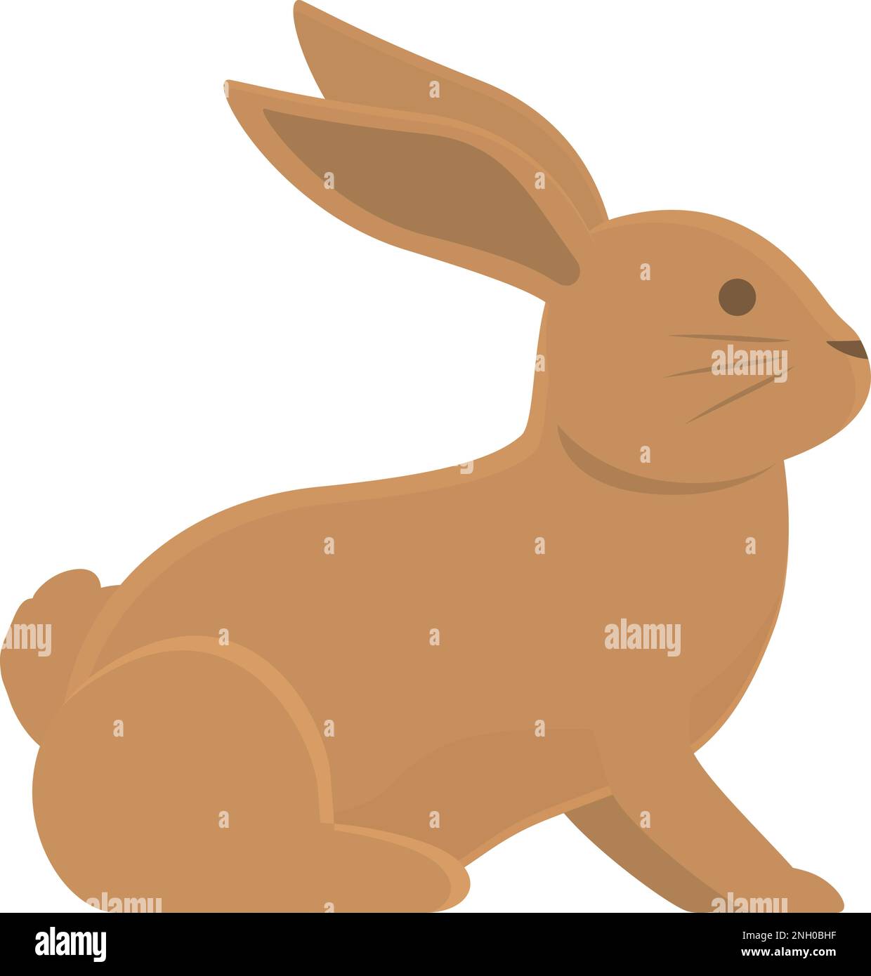 Brown rabbit icon cartoon vector. Cute bunny. Hare jump Stock Vector ...