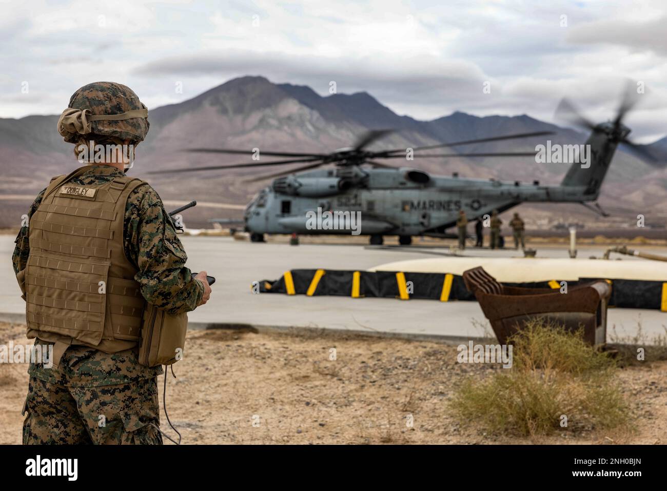 U.S. Marine Corps 1st Lt. Christina Quigley, Inyokern node officer in ...