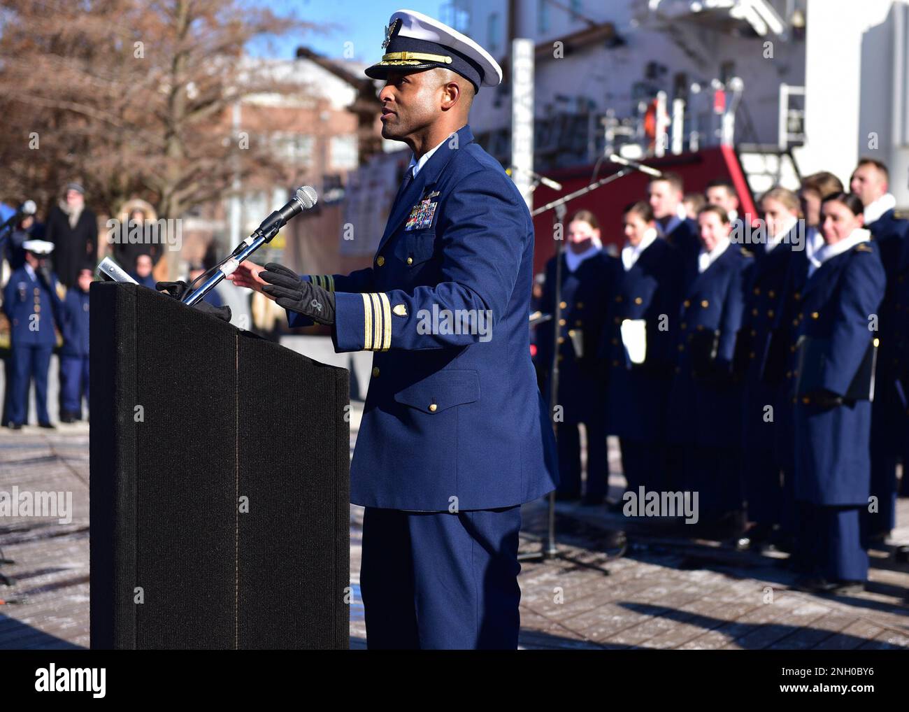 Commander Tim Tilghman, commanding officer of Marine Safety Unit ...