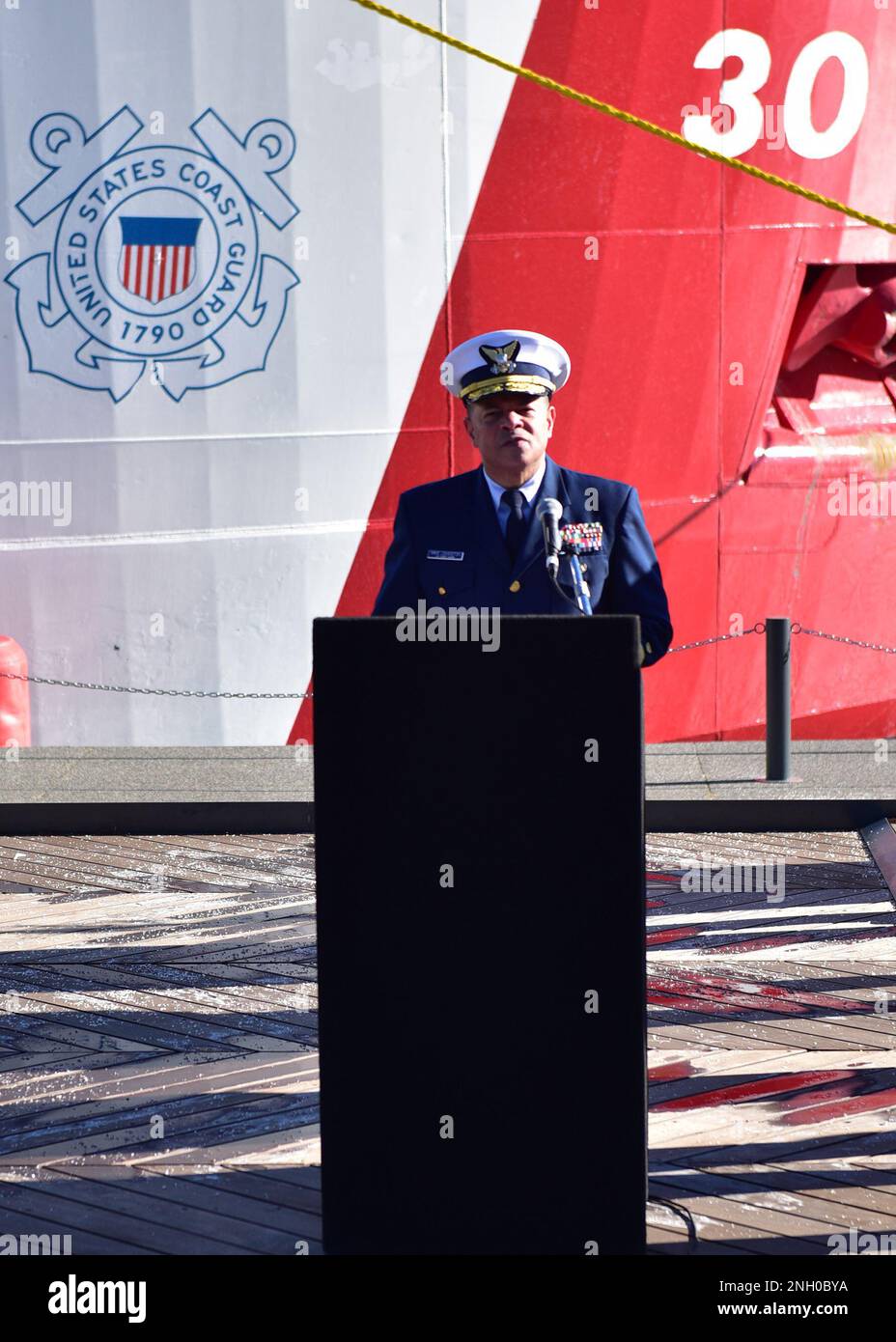 Rear Adm. Michael Johnston, Ninth Coast Guard District Commander ...